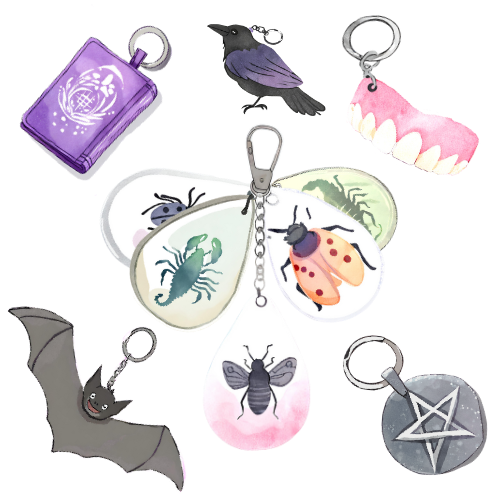 Jewellery, Keyrings, Trinkets & Accessories