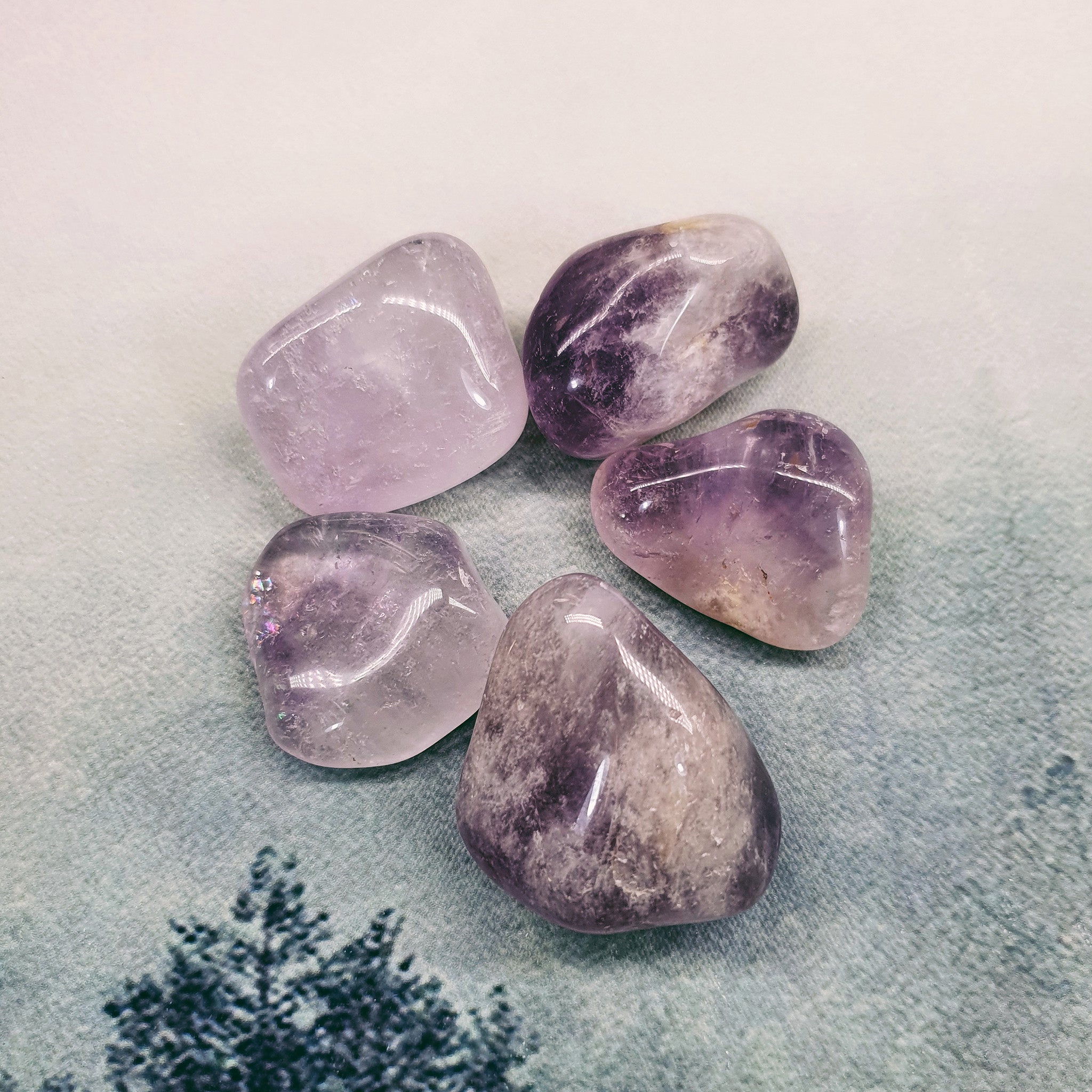 Amethyst Tumbled Stone