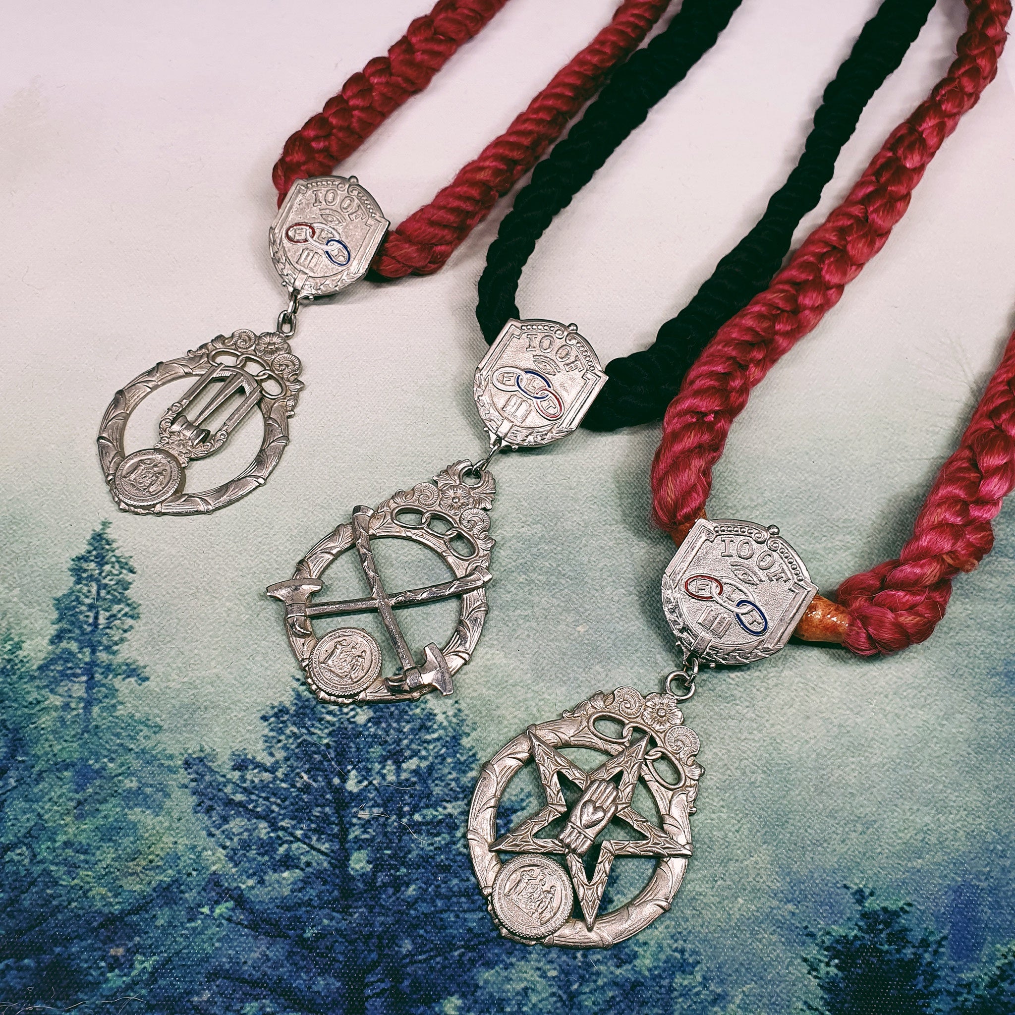 Vintage USA I.O.O.F Odd Fellows Ceremonial Rope Regalia c.1950s