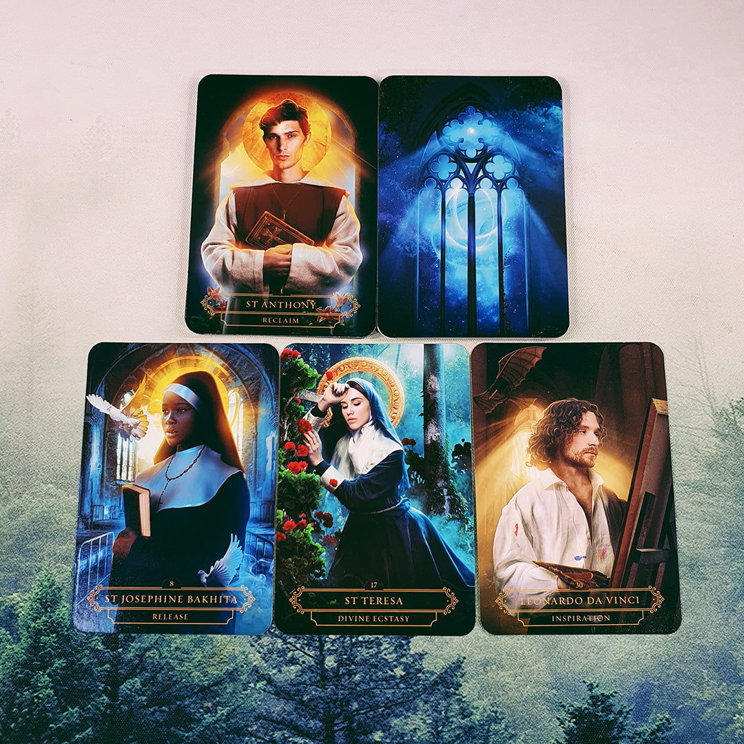 Saints and Mystics Reading Cards